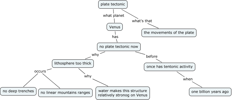 Venus-plate tectonic