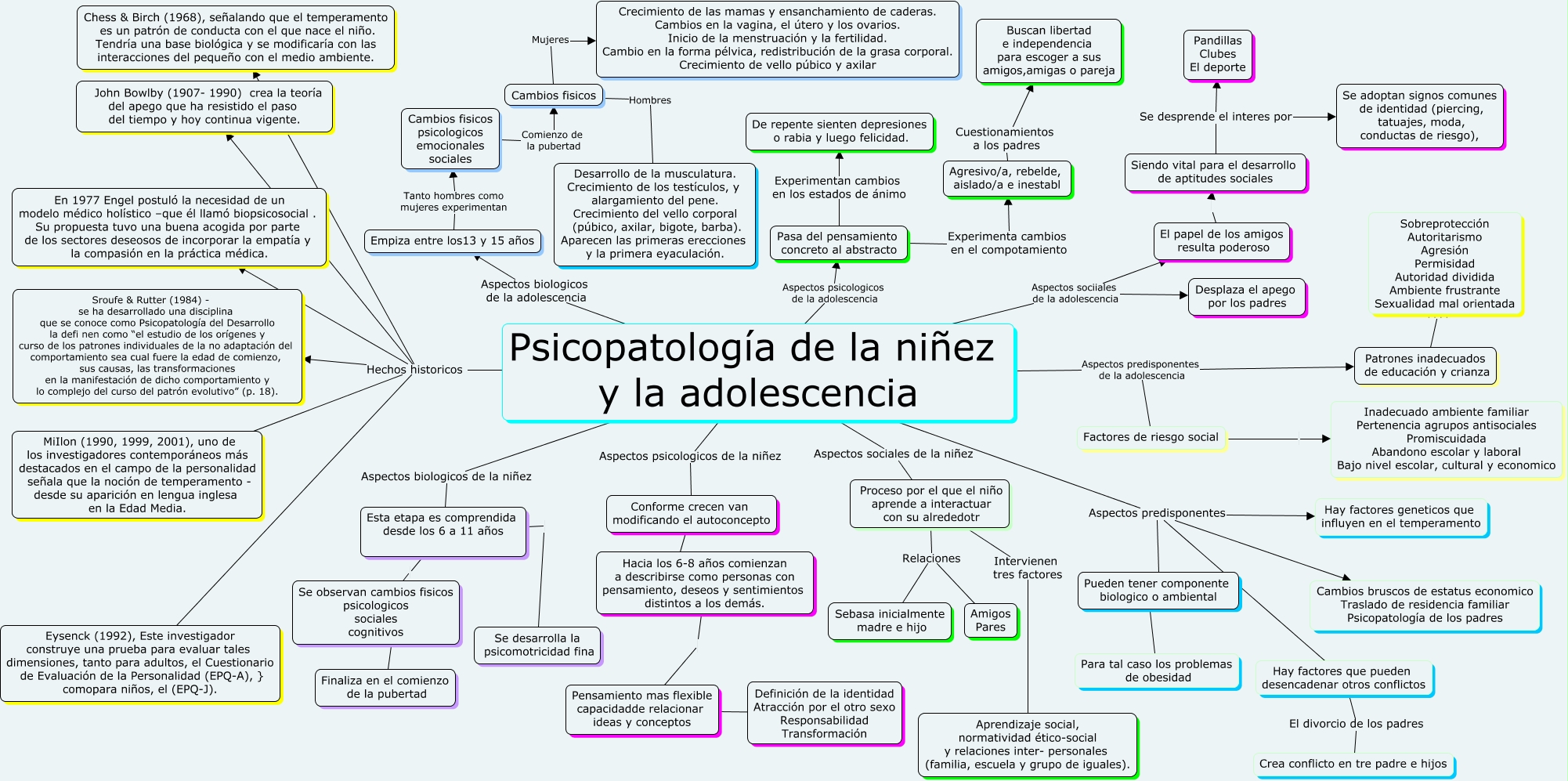 Psicopatología de la niñez y la adolescencia
